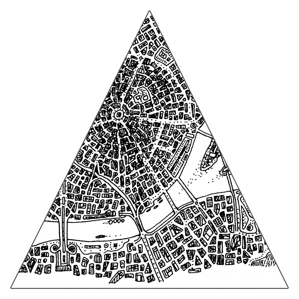 City Map | Shop for a 3” Triangle Sticker Shape | Online - APEALZ