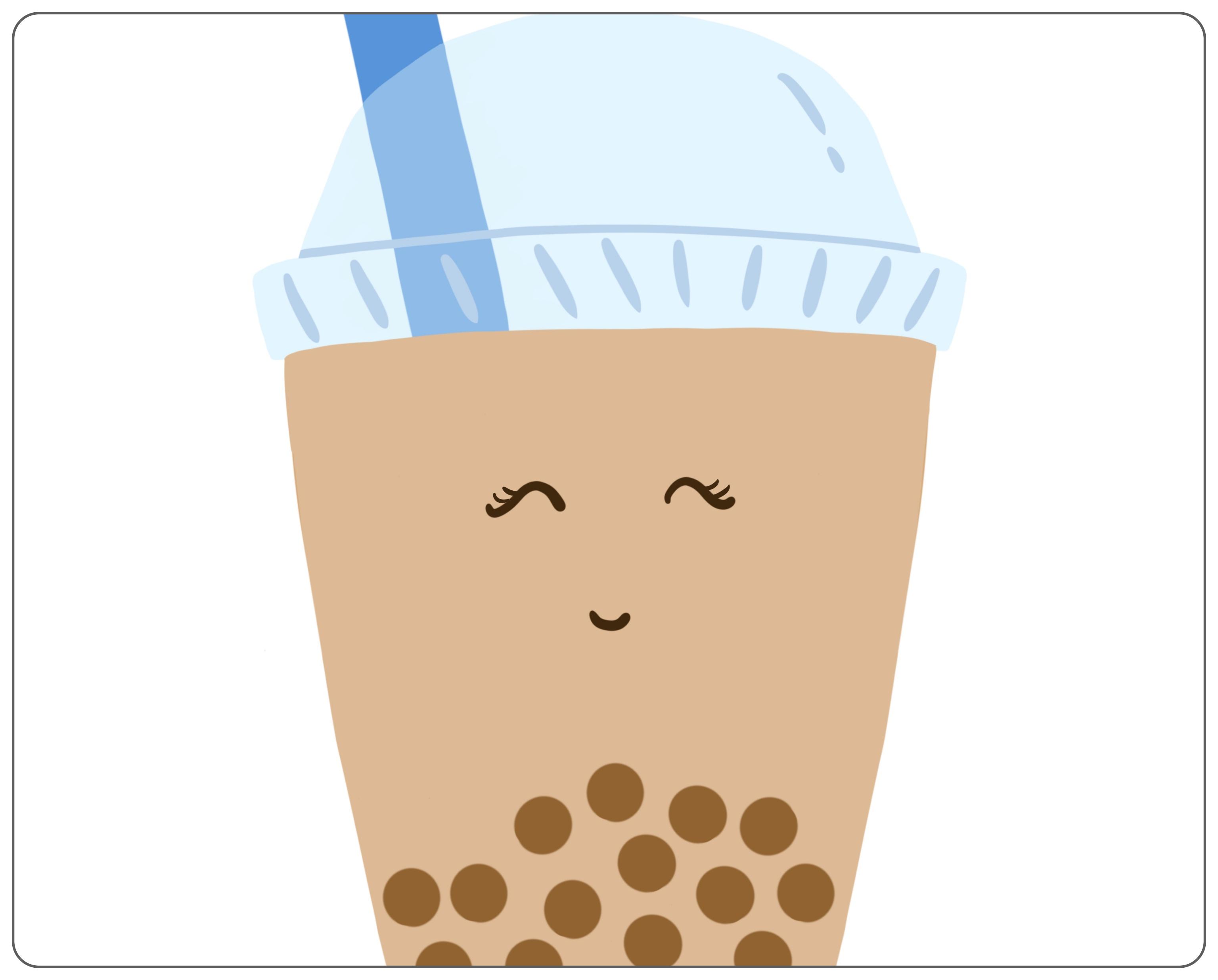 Boba | Shop for a 8” x 10” Landscape Photo Sticker | Online - APEALZ