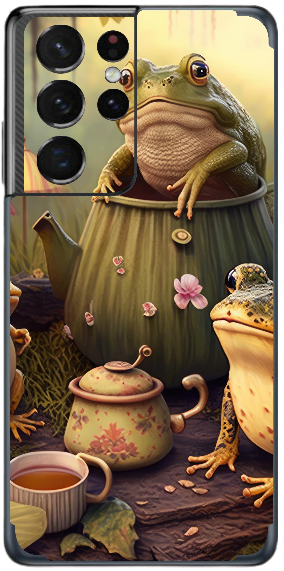 The Froggy Tea Party | Shop for a Galaxy S21 Ultra Skin | Online - APEALZ