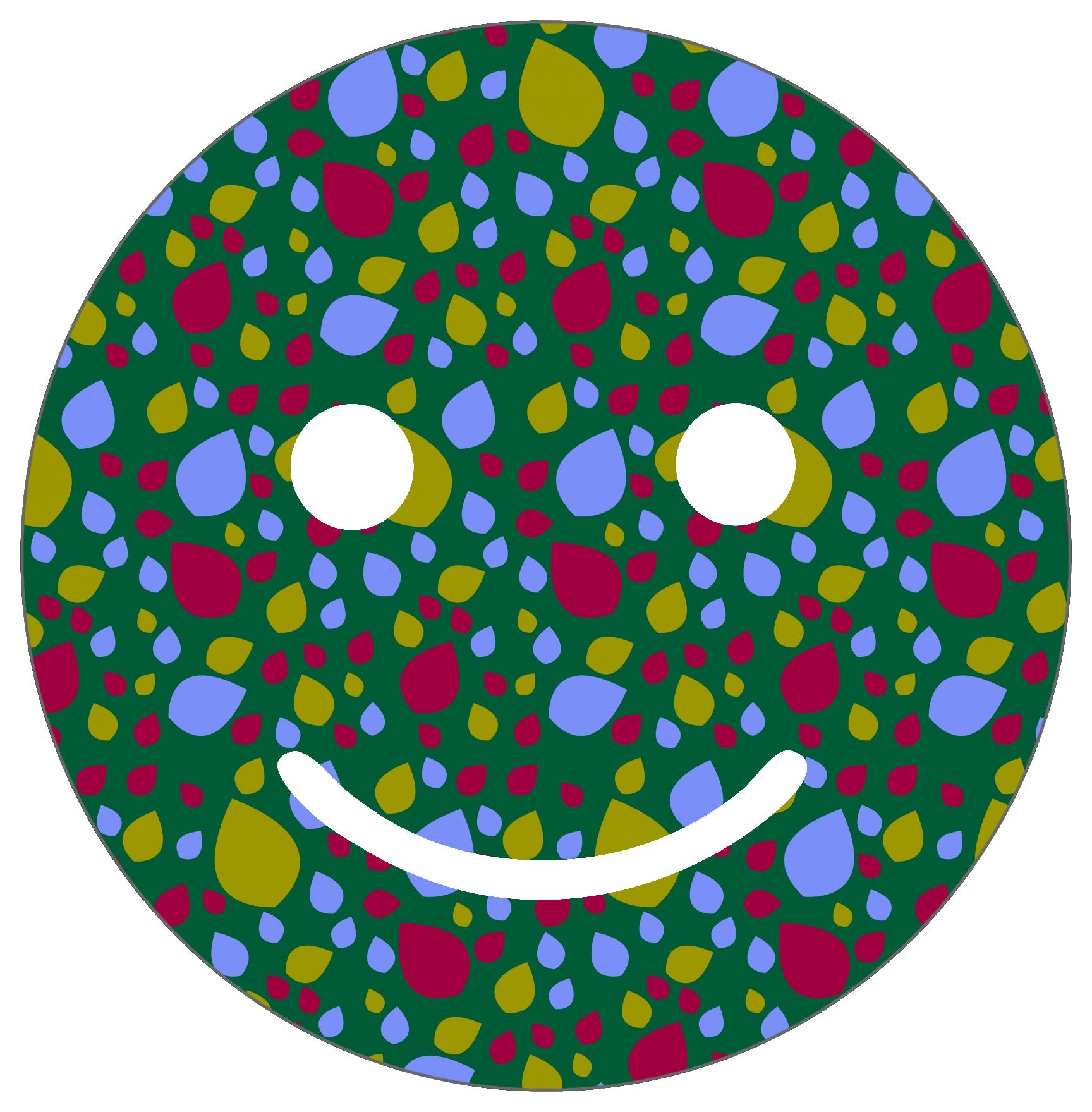 Leaf Texture | Shop for a Smiley Face 6” Sticker | Online - APEALZ