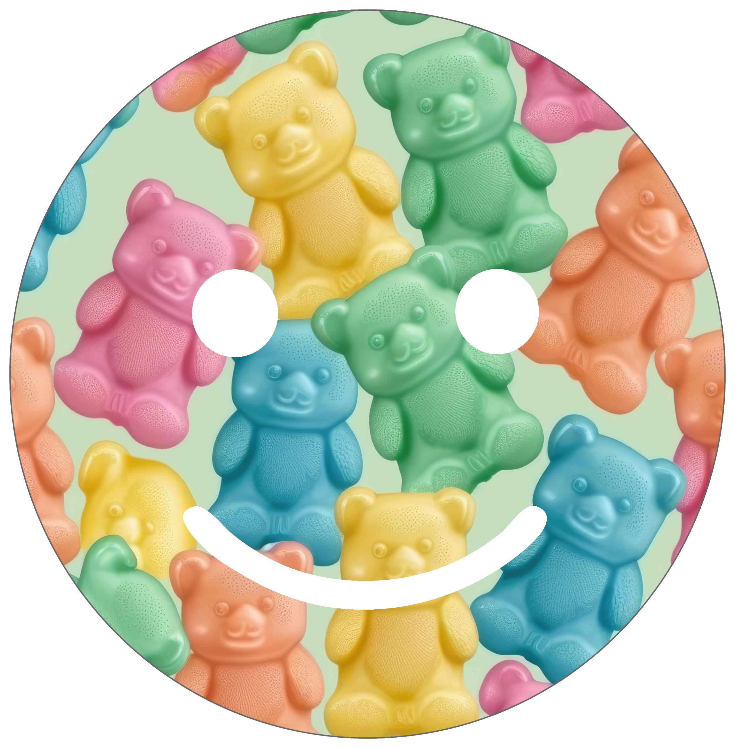 Gummy Friends | Shop for a Smiley Face 9” Sticker | Online - APEALZ