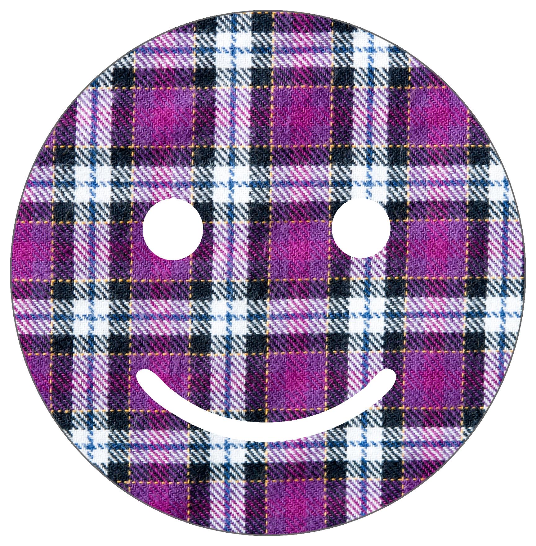 Purple Plaid | Shop for a Smiley Face 6” Sticker | Online - APEALZ