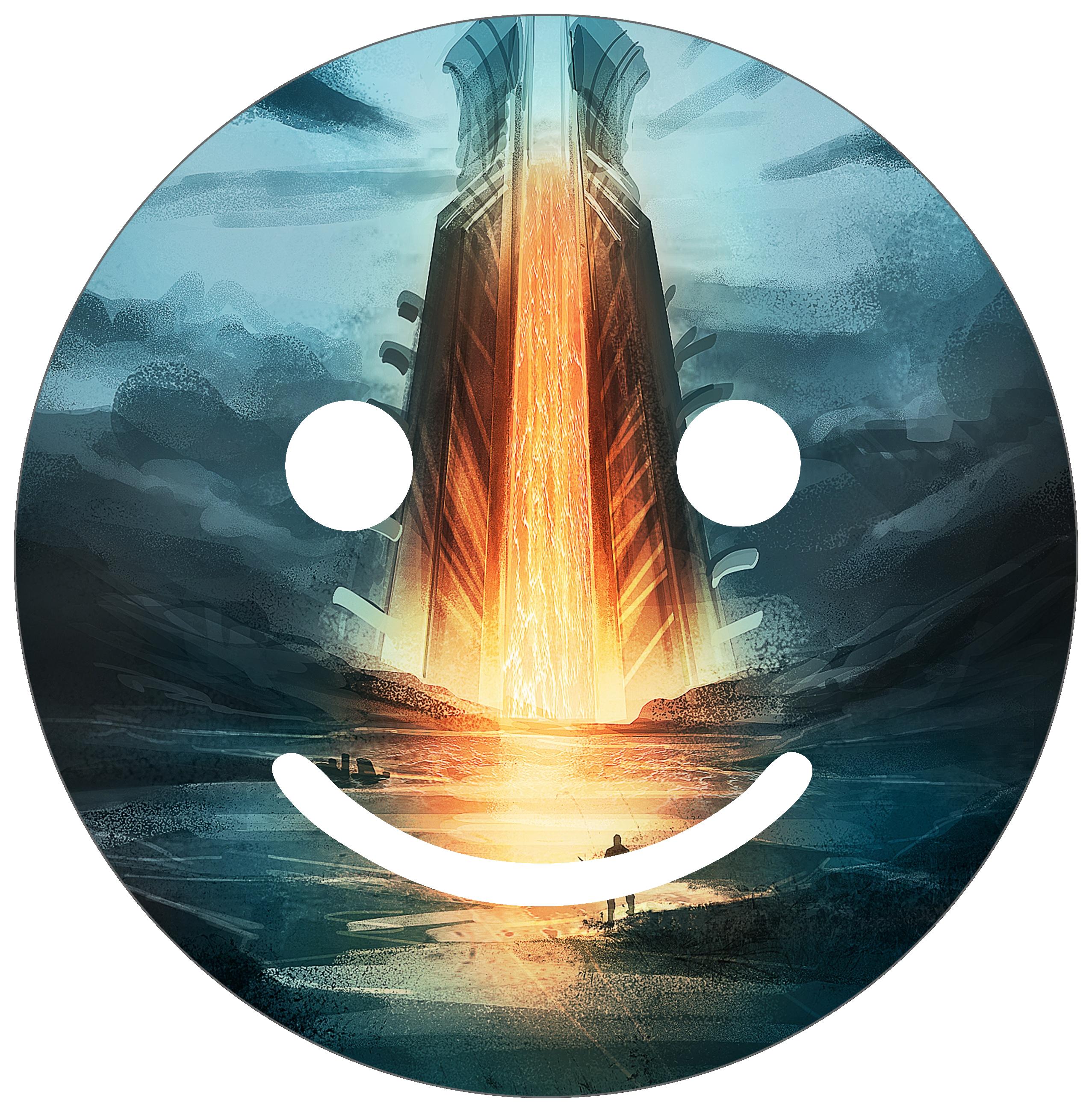 Glowing Tower | Shop for a Smiley Face 9” Sticker | Online - APEALZ