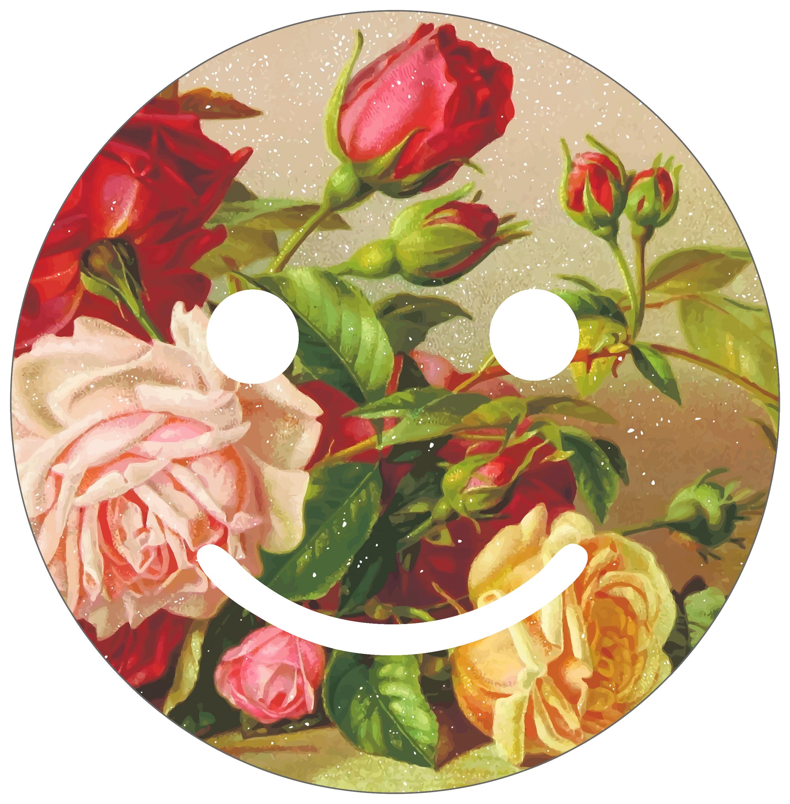 Roses on Display | Shop for a Smiley Face 9” Sticker | Online - APEALZ