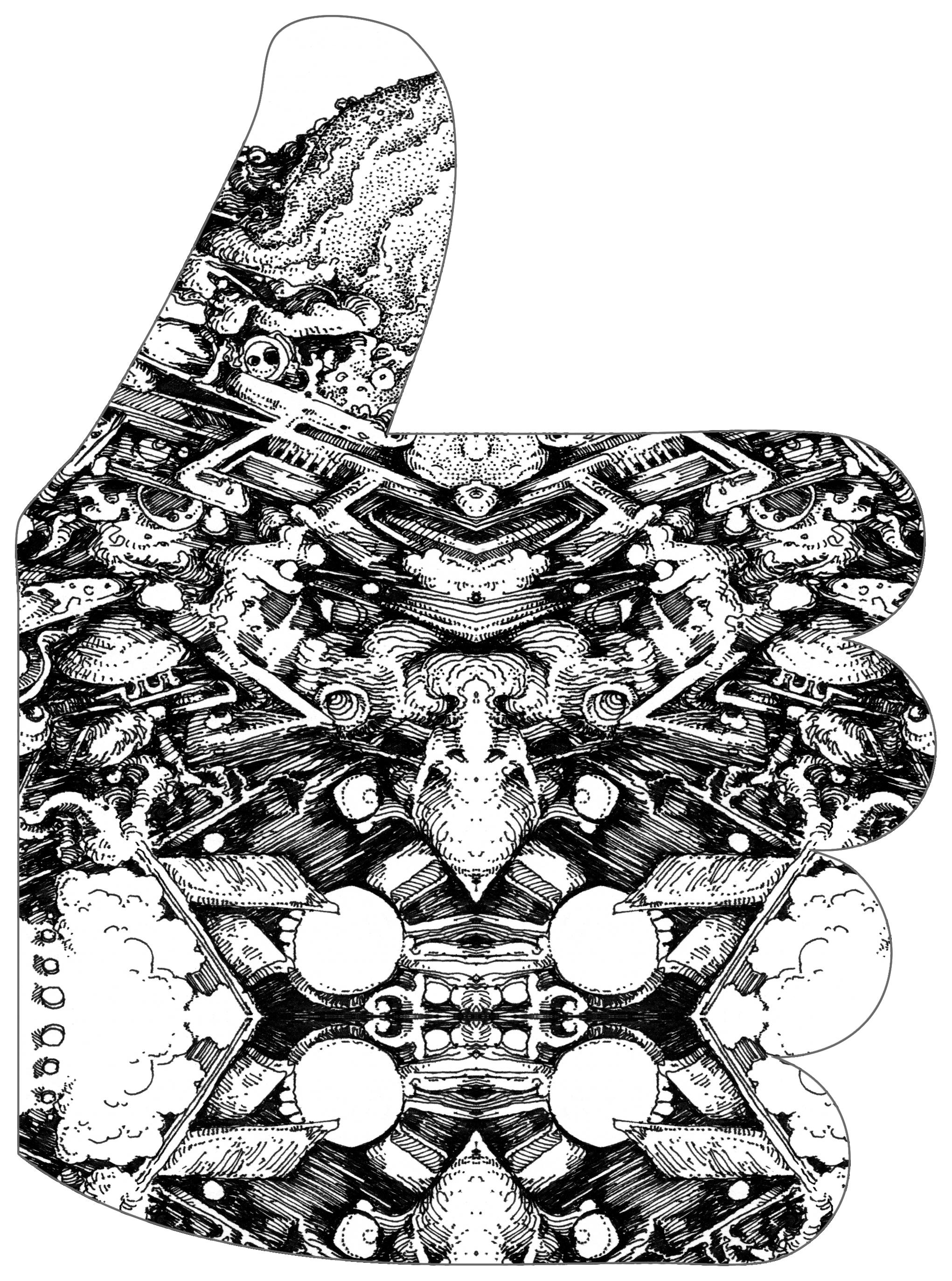 Reflection | Shop for a Thumbs Up 9” Sticker | Online - APEALZ