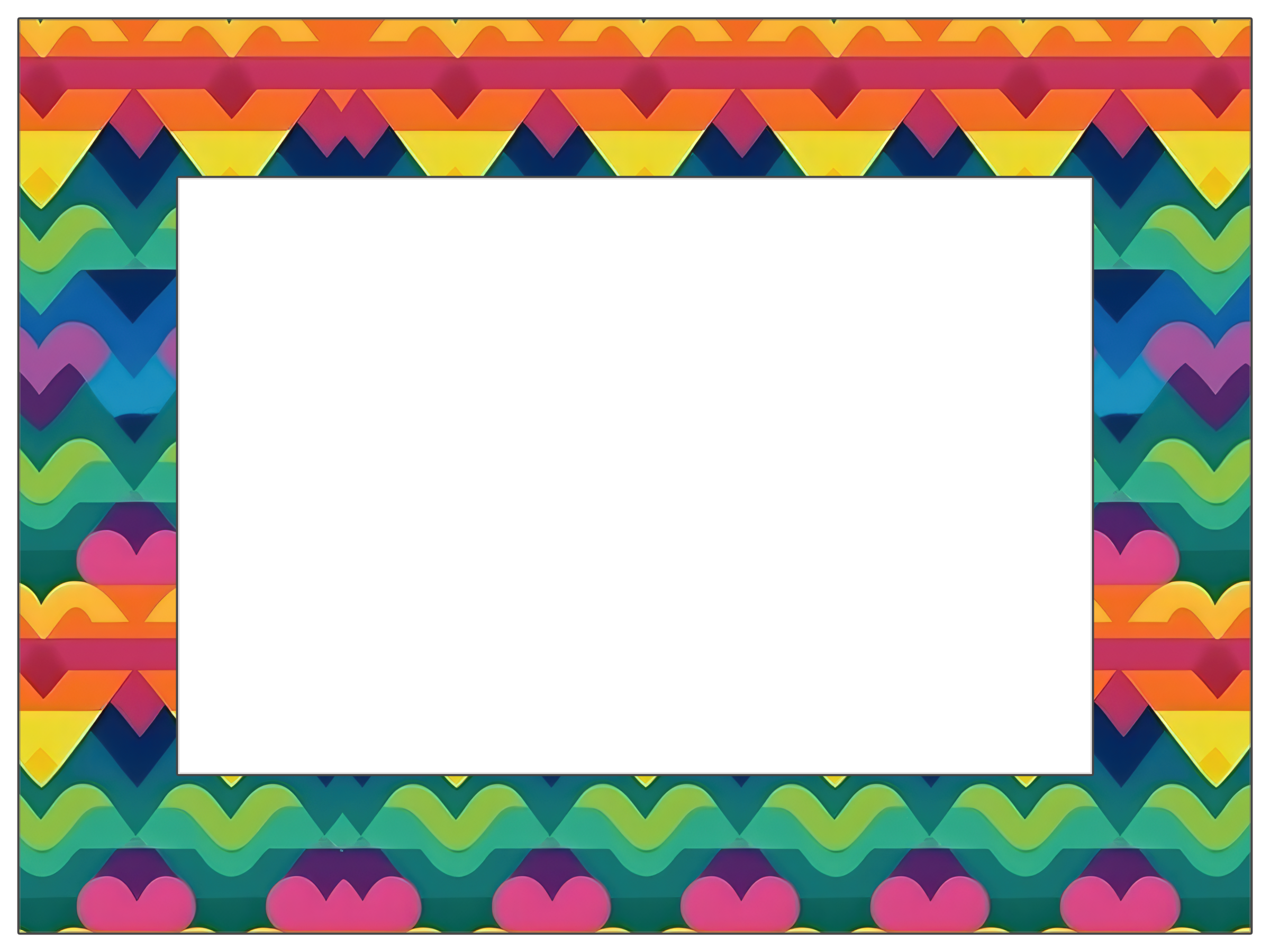 4” x 6” Landscape Frame Sticker | Order Custom 4” x 6” Landscape Frame ...