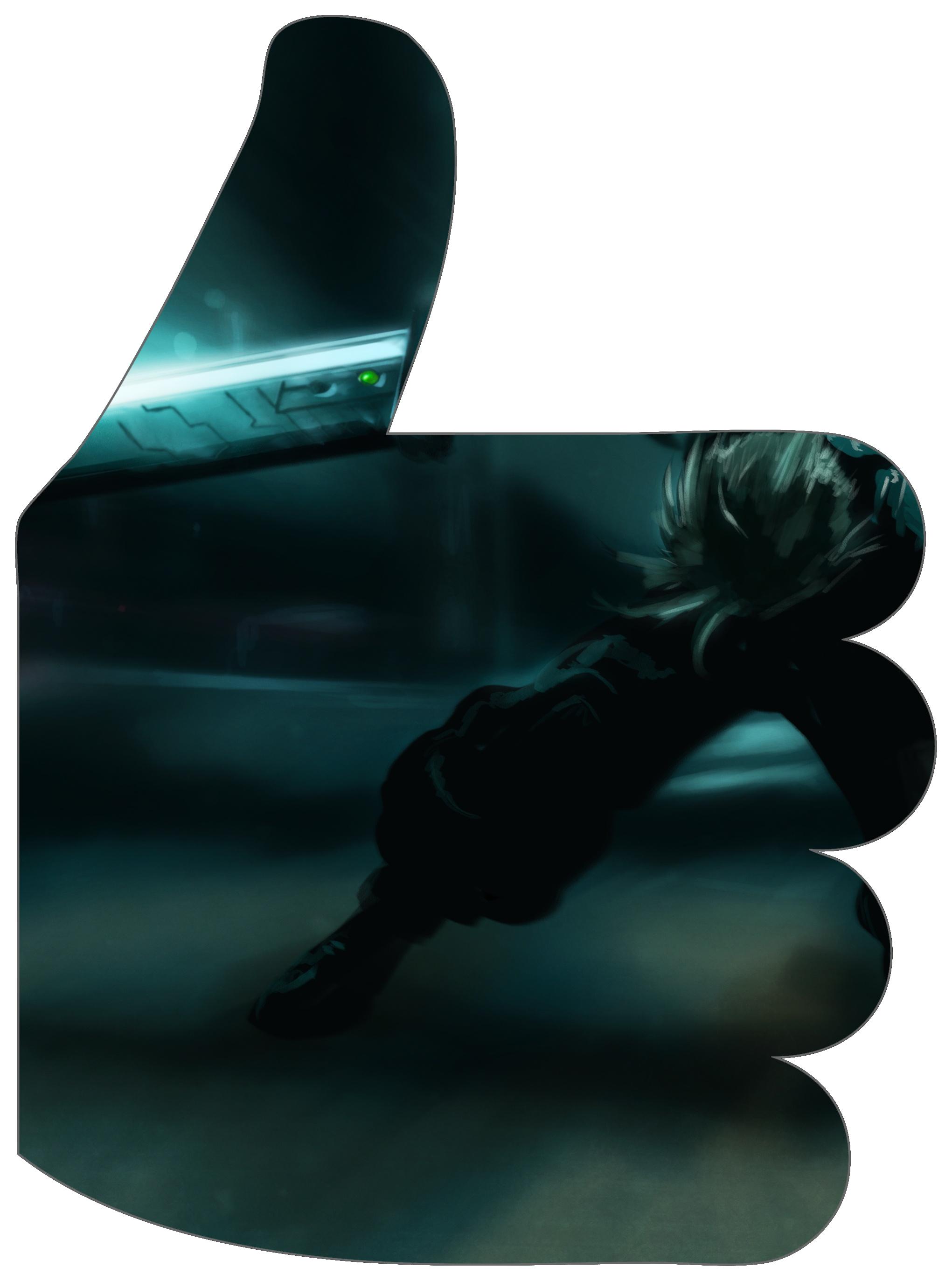 Cloud Strife, FFVII Remake | Shop for a Thumbs Up 9” Sticker | Online ...