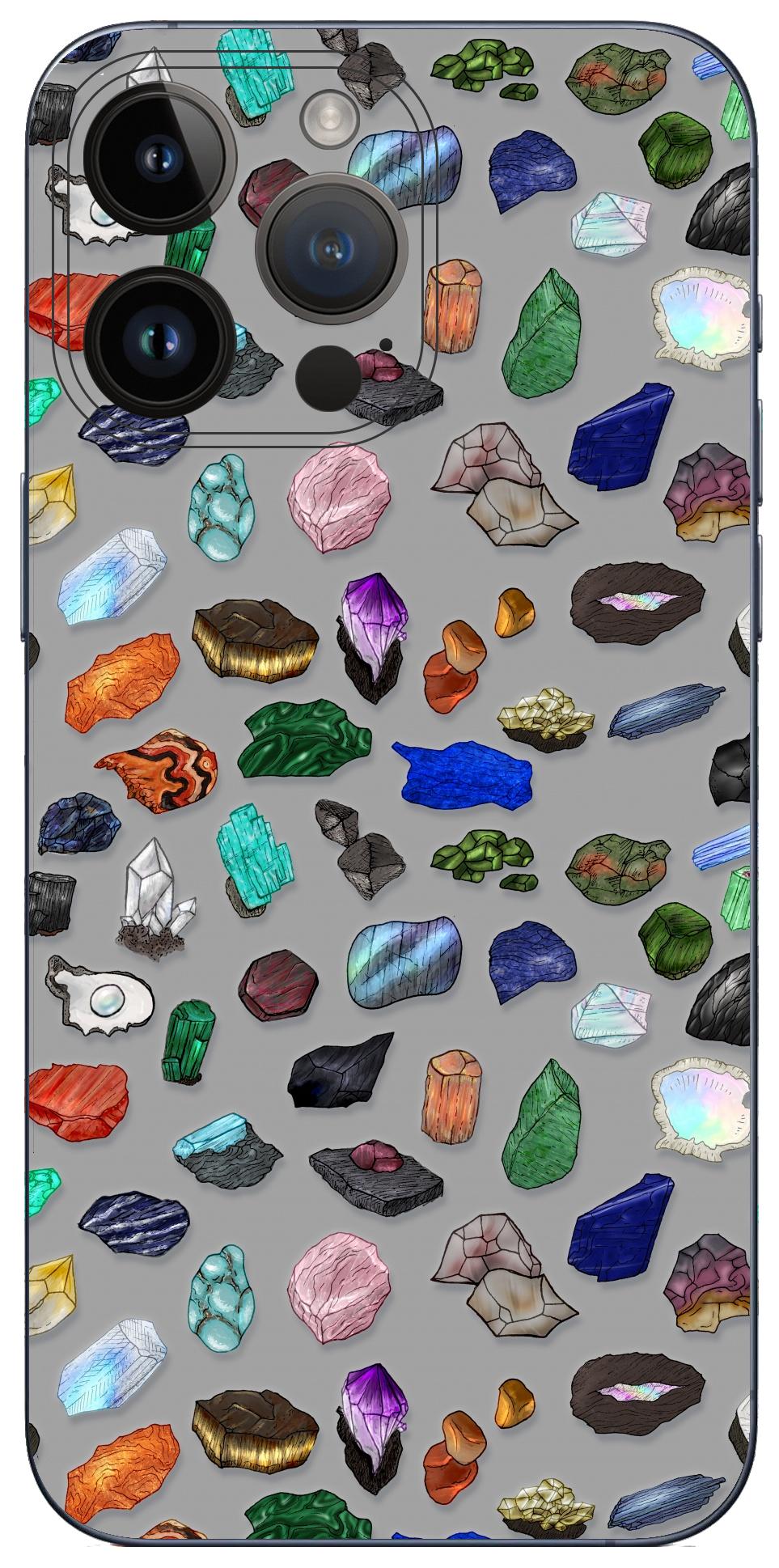 Painted Gemstones Repeating Pattern | Shop for a iPhone 15 Pro Max Skin ...
