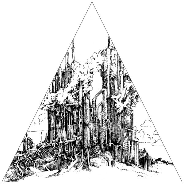 Rorschach Test | Shop for a 10" Triangle Sticker Shape | Online - APEALZ