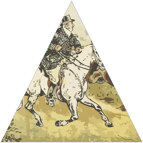 Polynesian Wave | Shop for a 16" Triangle Sticker Shape | Online - APEALZ